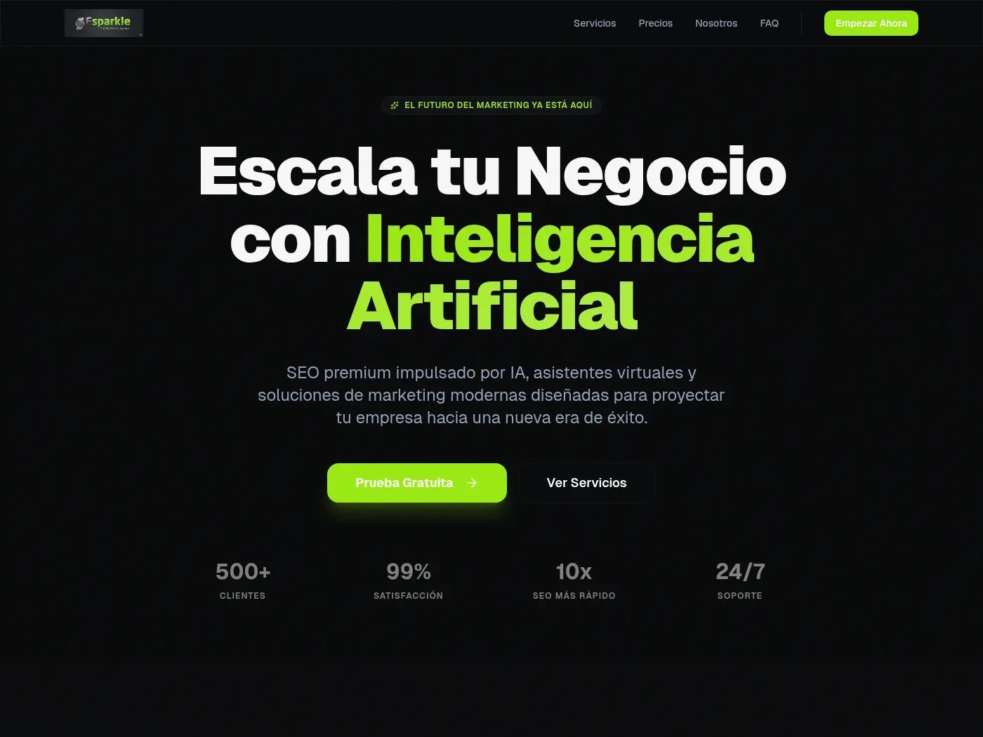 Esparkle AI Agency Site