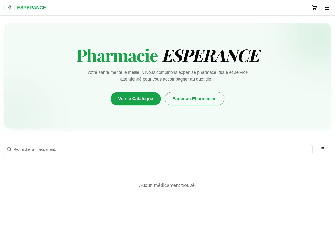 Esperance Pharmacy Web