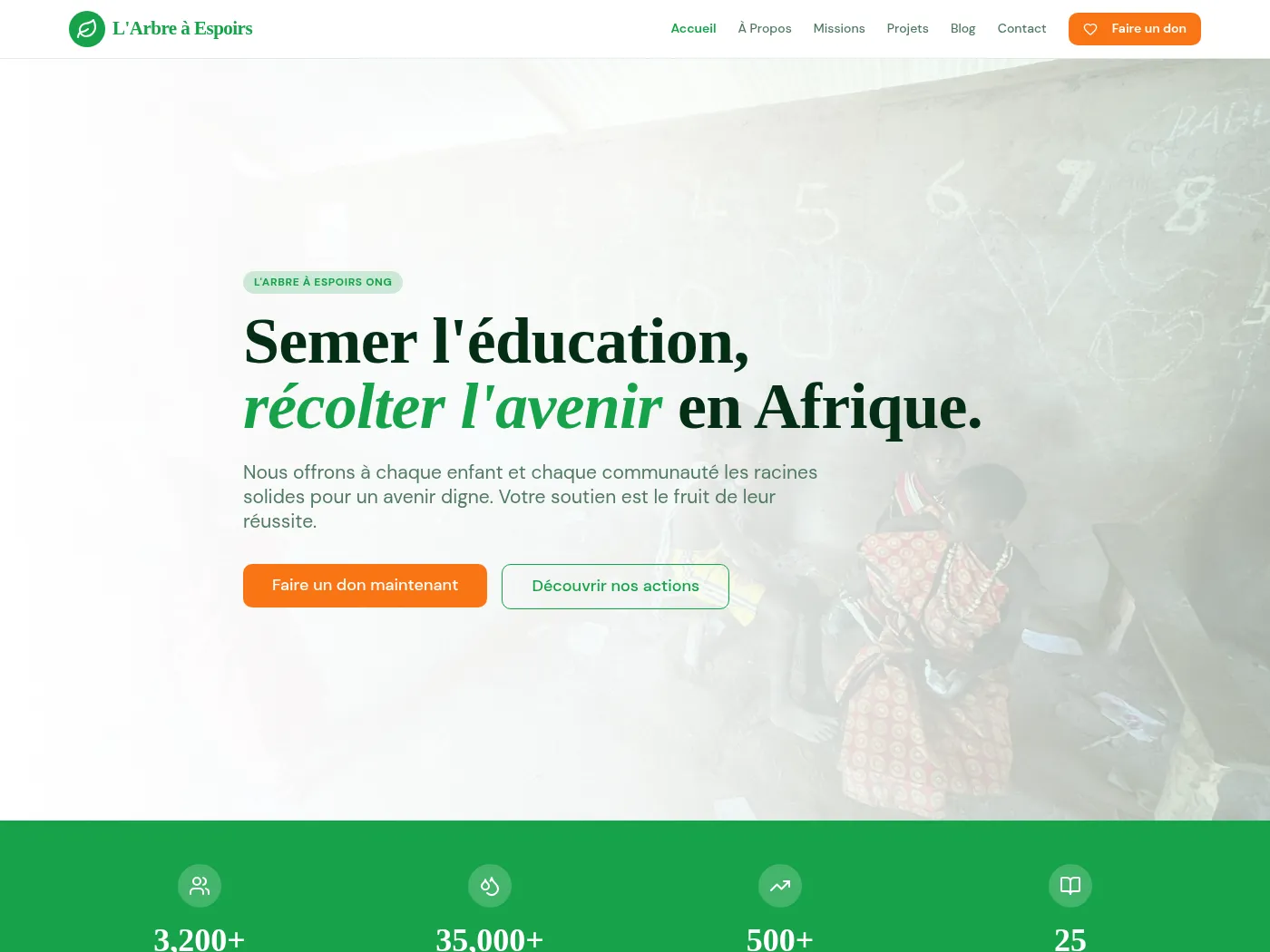 Espoirs Africa Web
