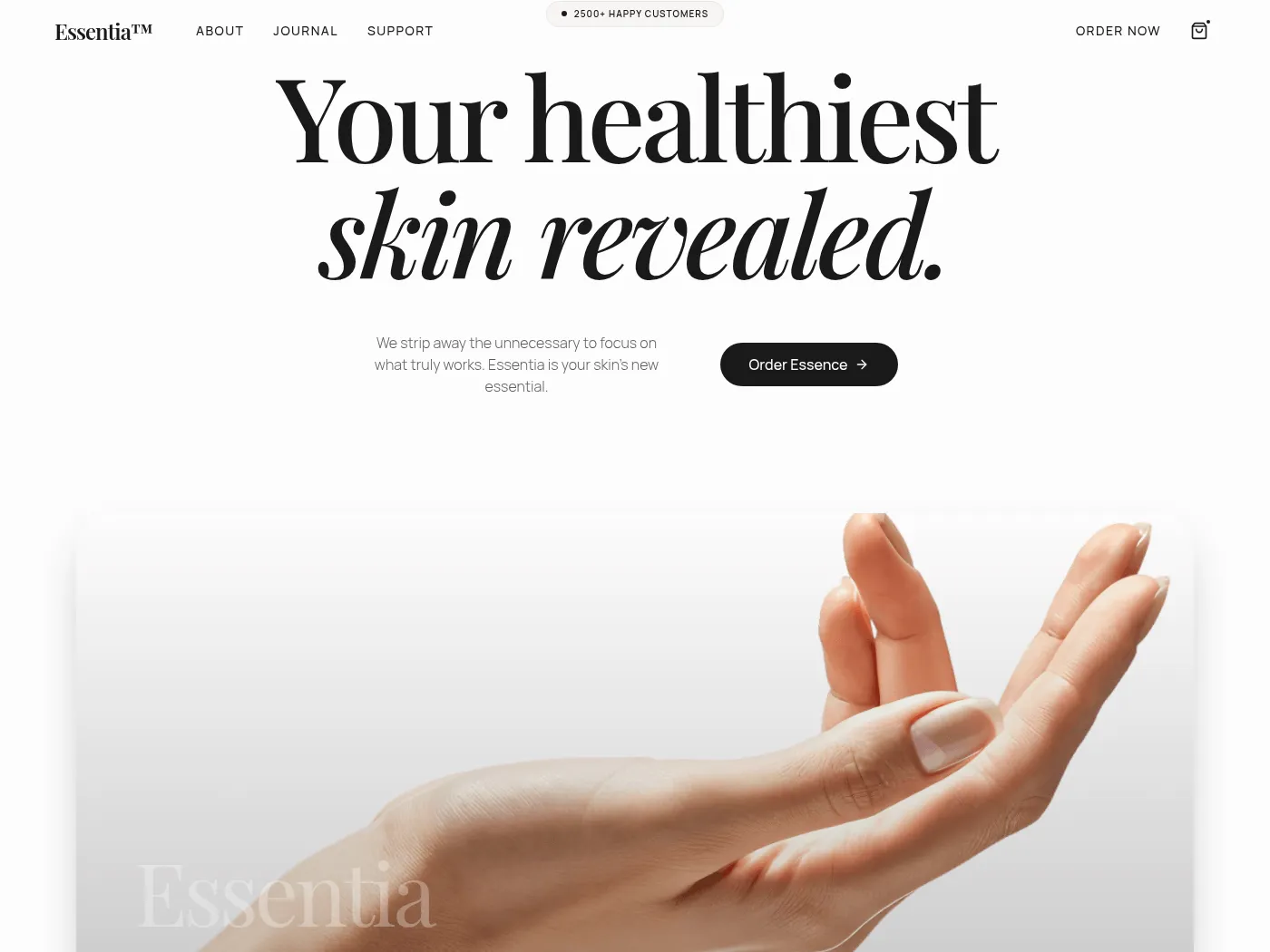Essentia Web Clone