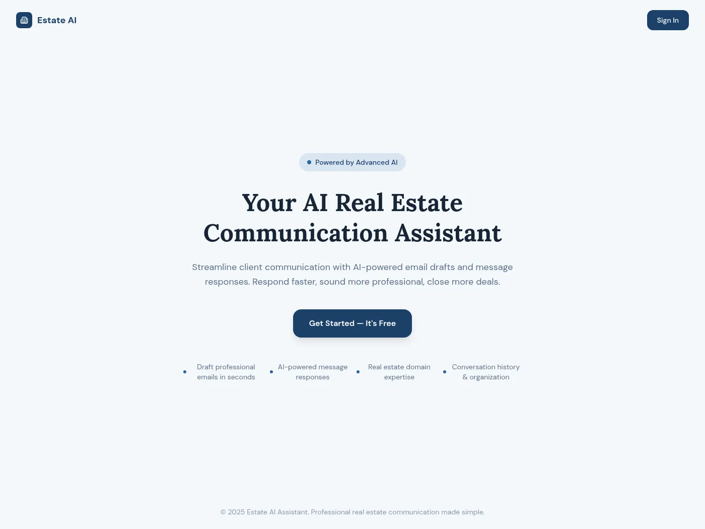 Estate AI Assistant