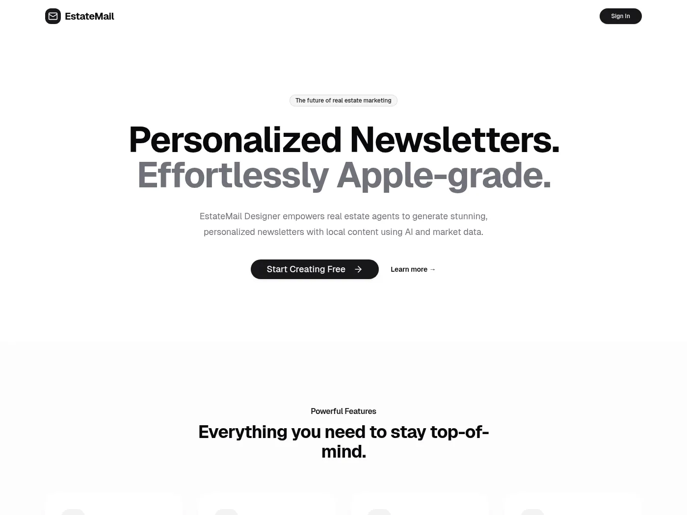 EstateMail Designer