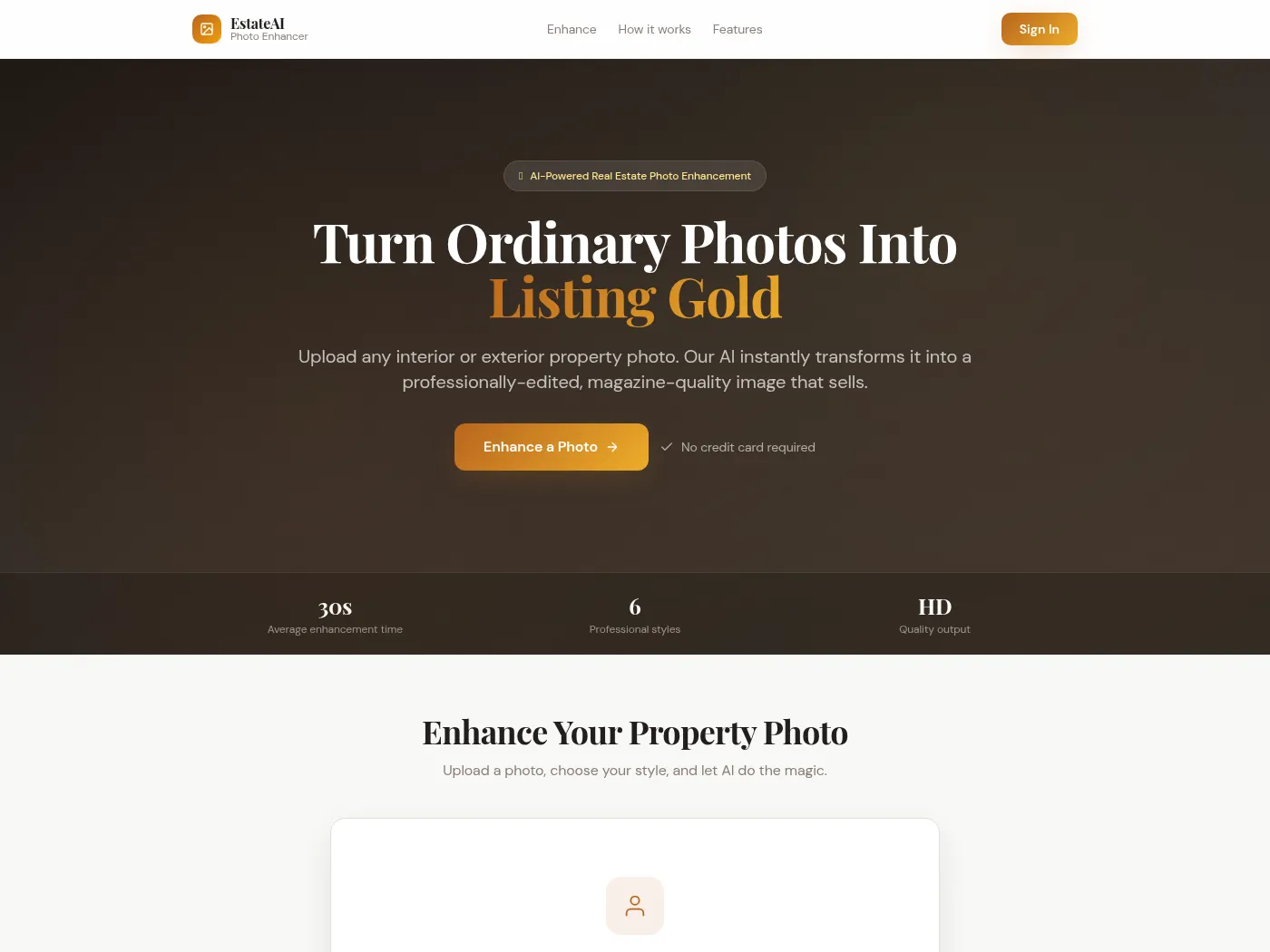 Estate Photo Enhancer AI