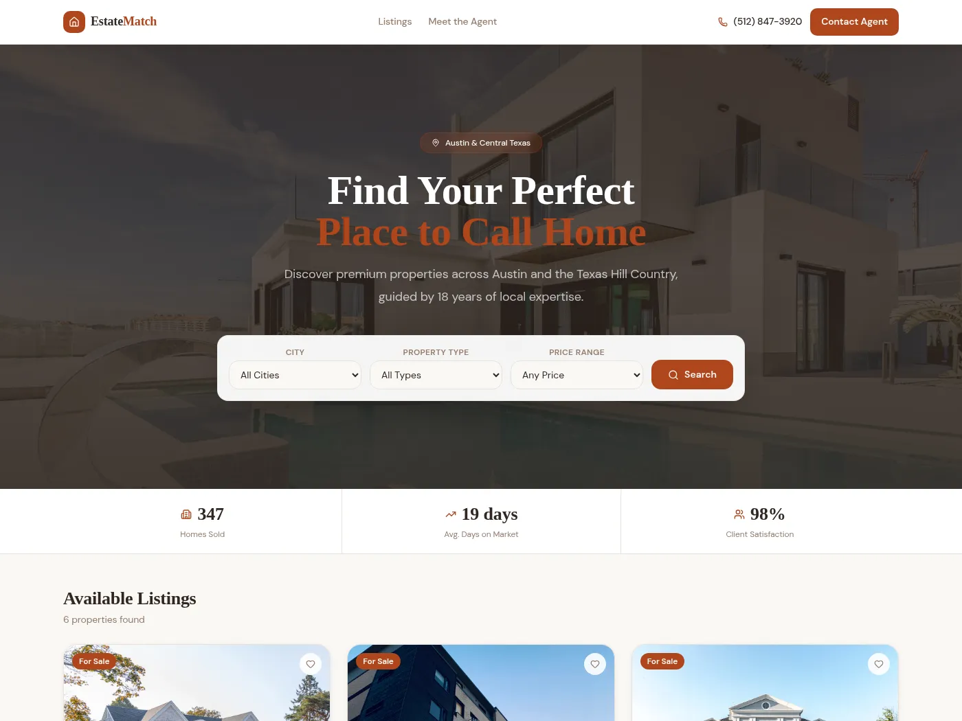 EstateMatch Portal