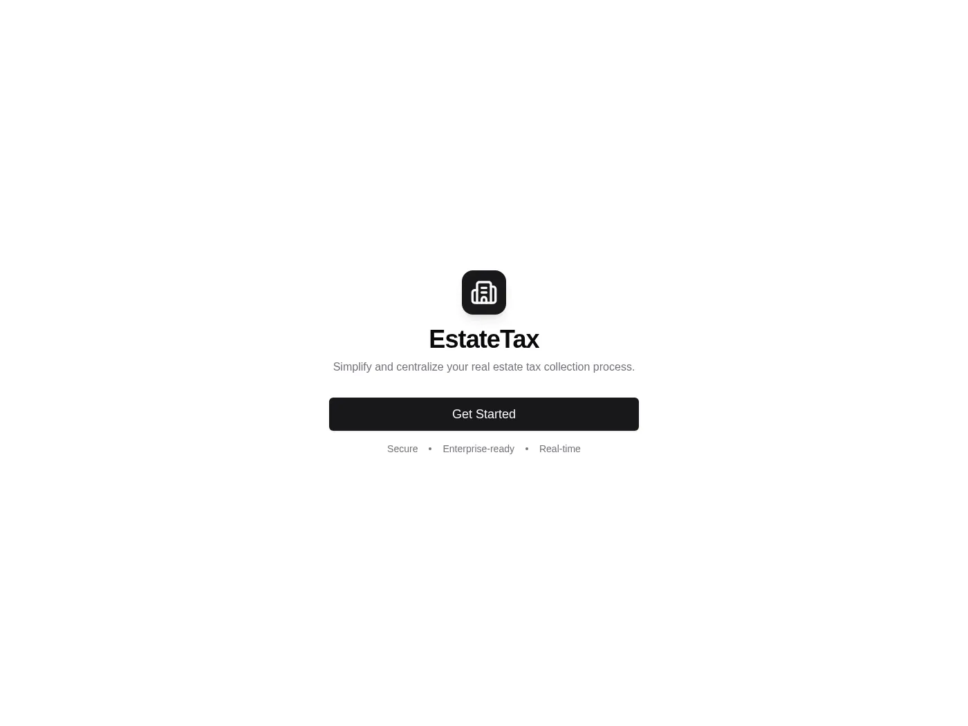 EstateTax Dashboard