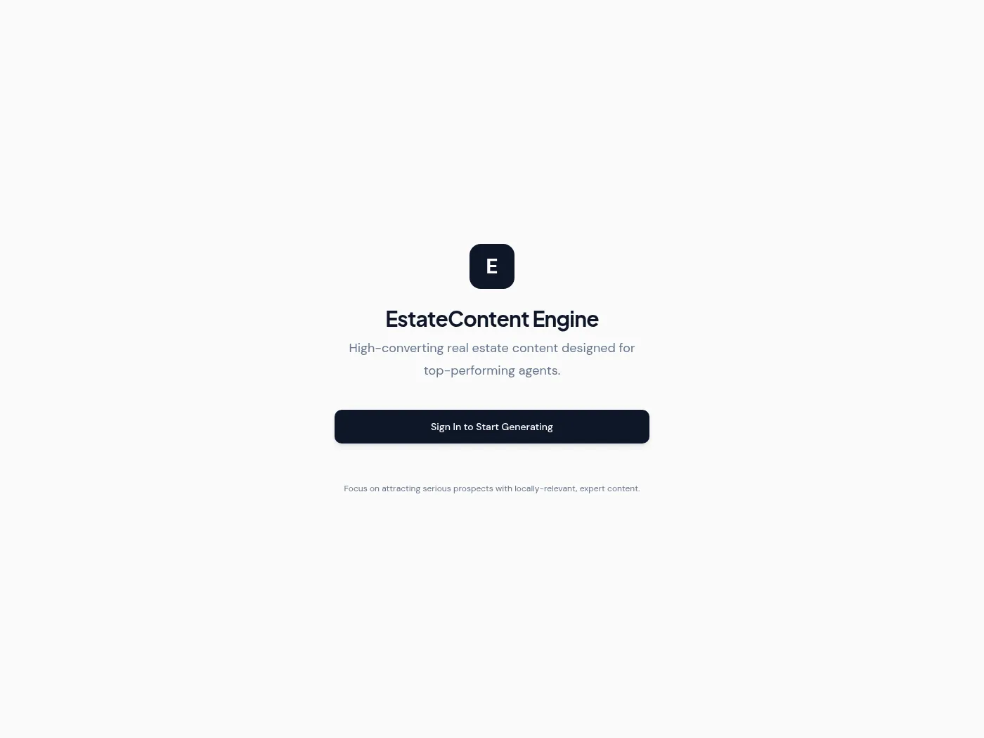 EstateContent Engine