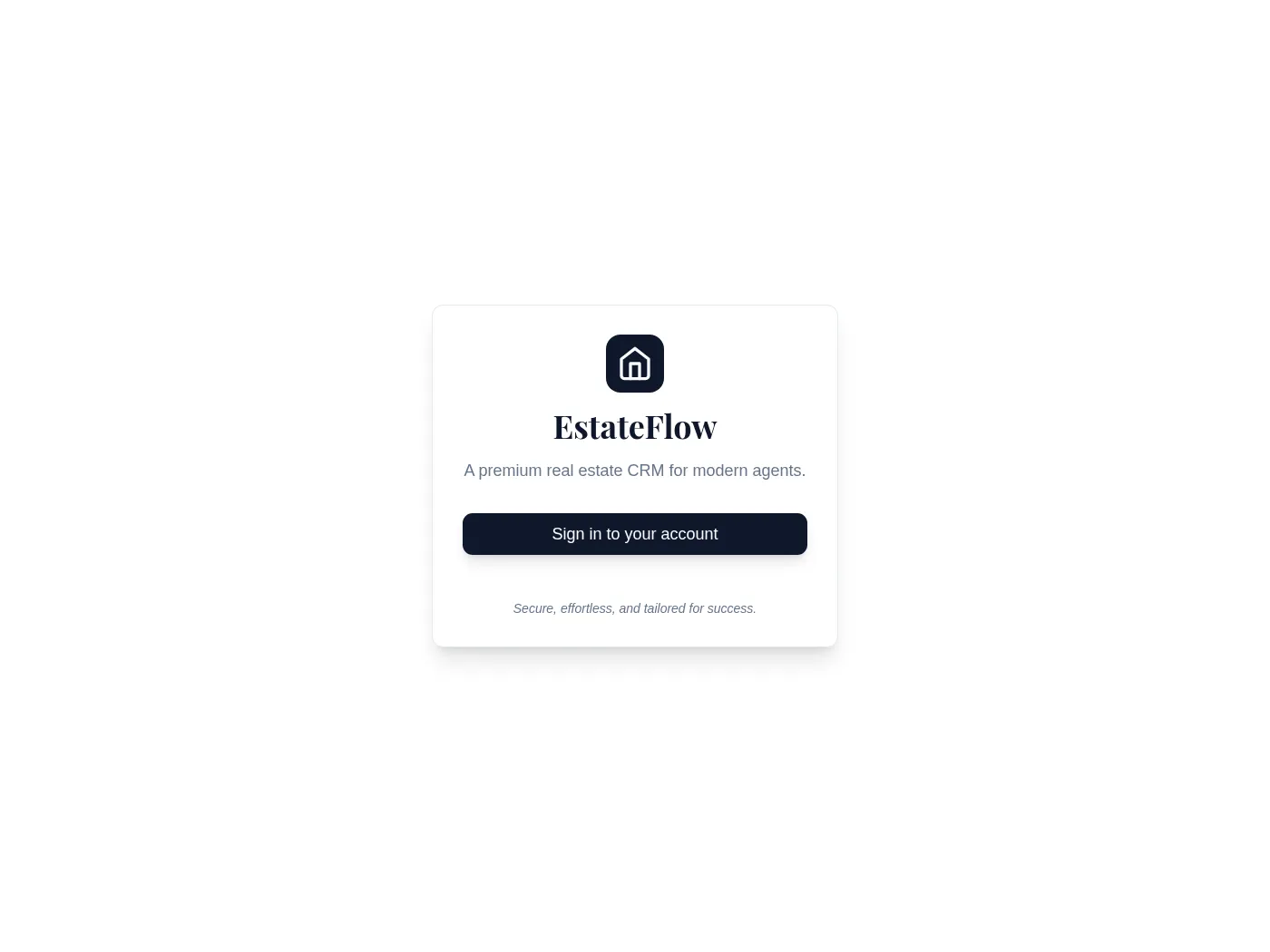 EstateFlow CRM