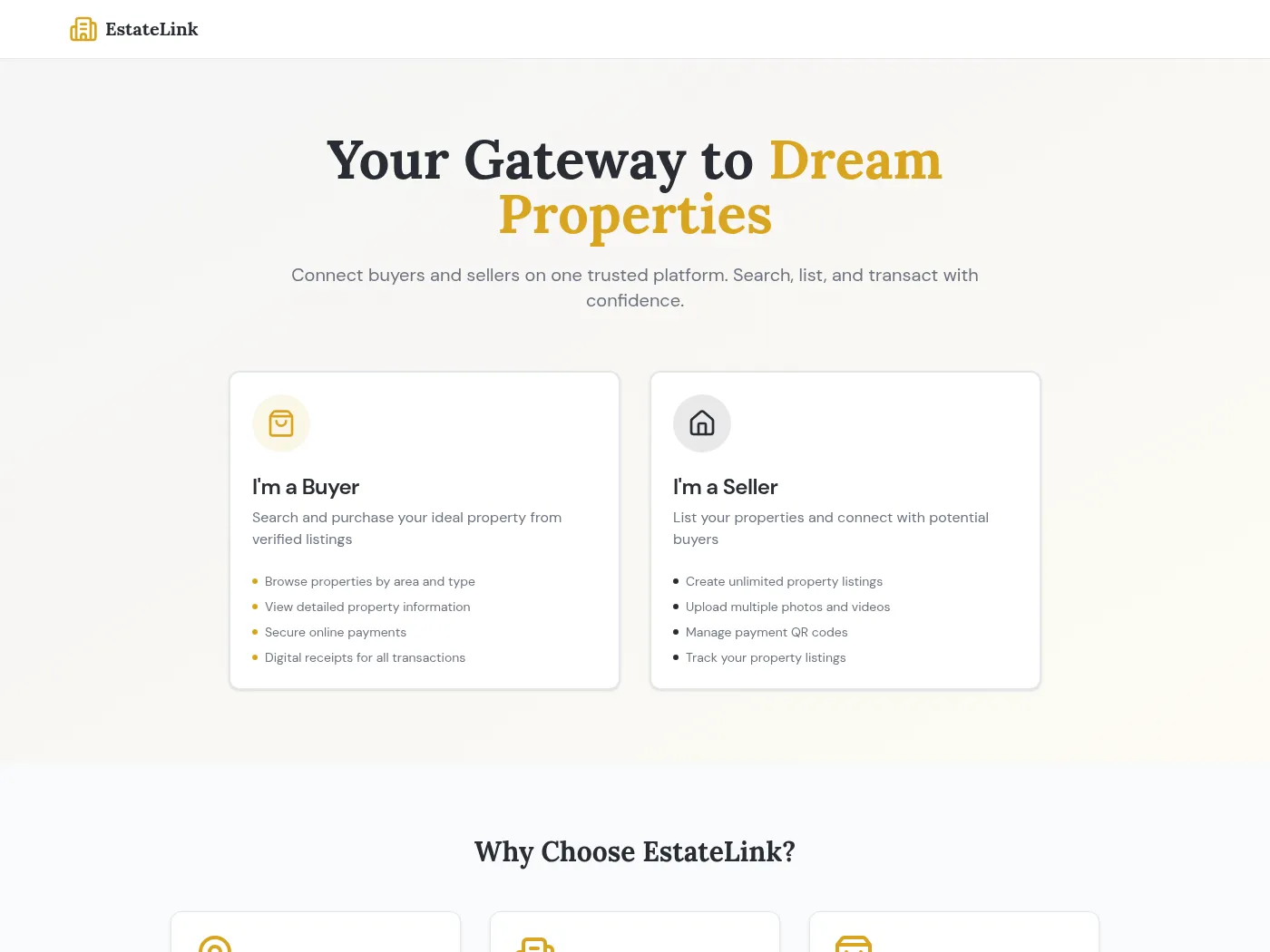 EstateLink Marketplace