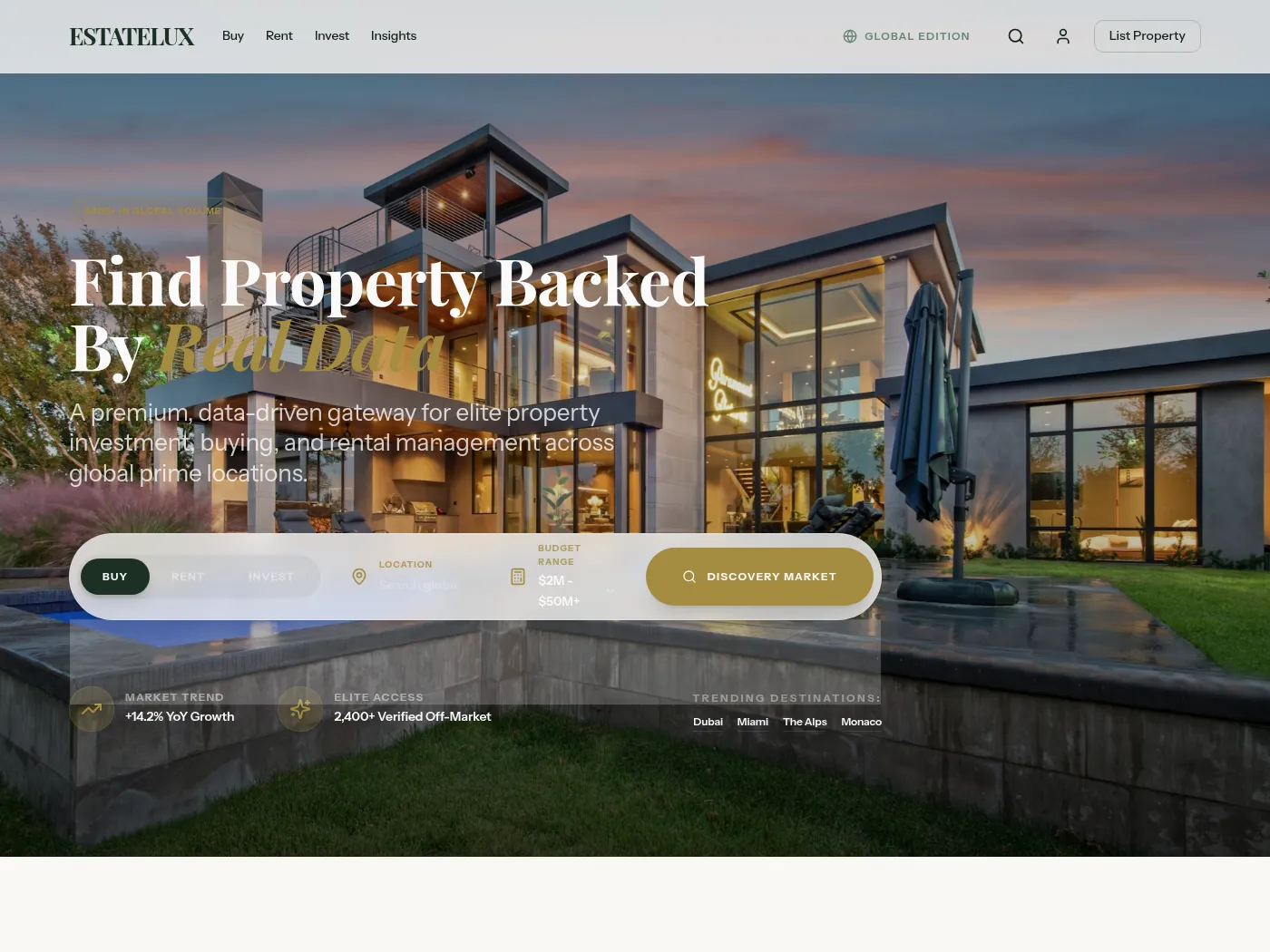 EstateLux Homepage