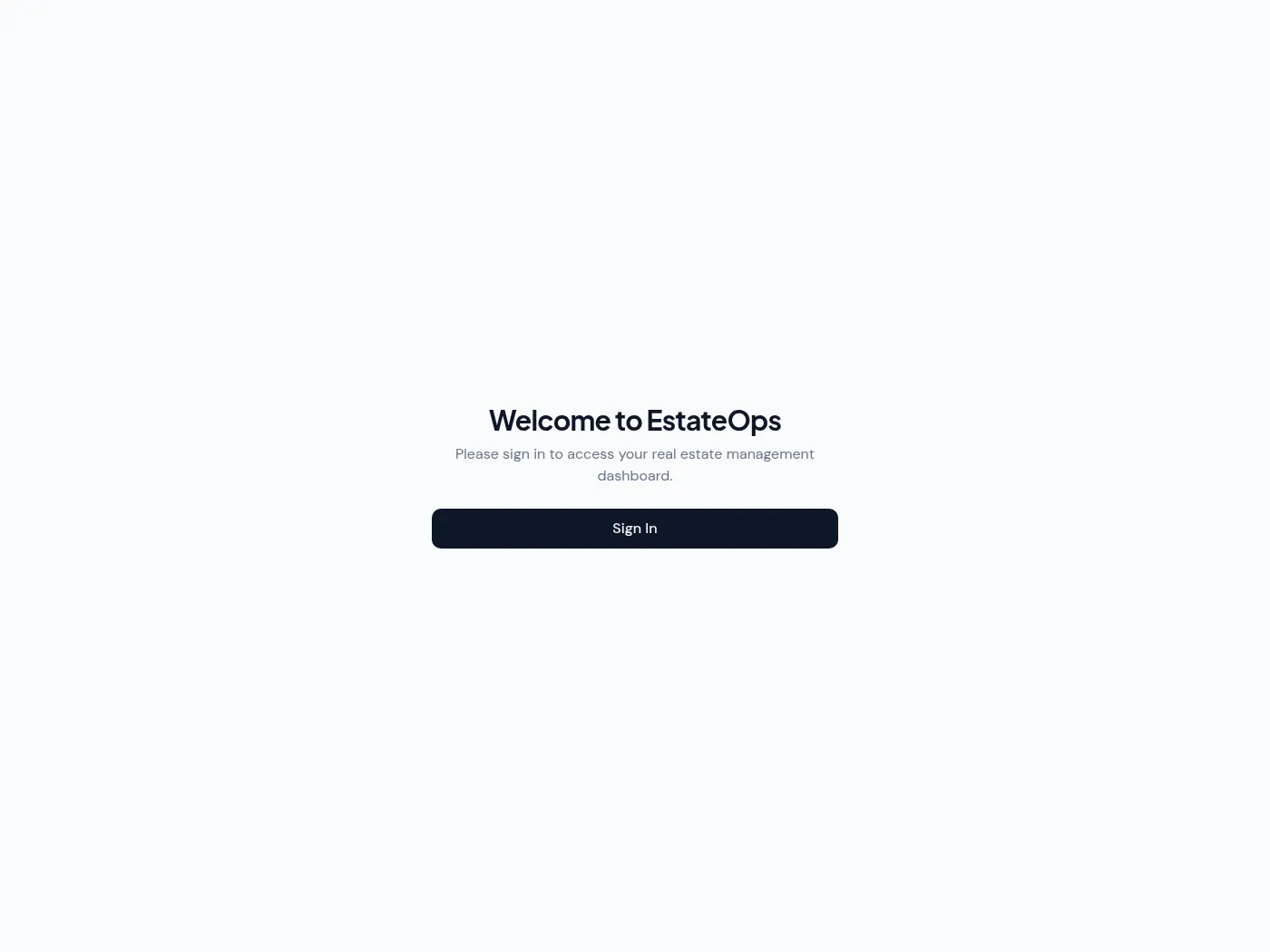 EstateOps Manager