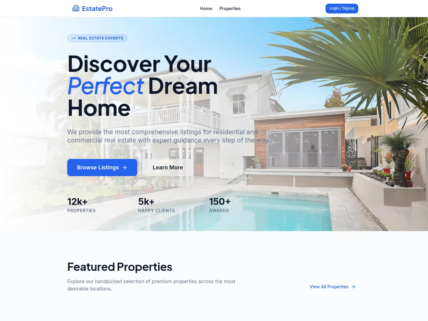 EstatePro Platform