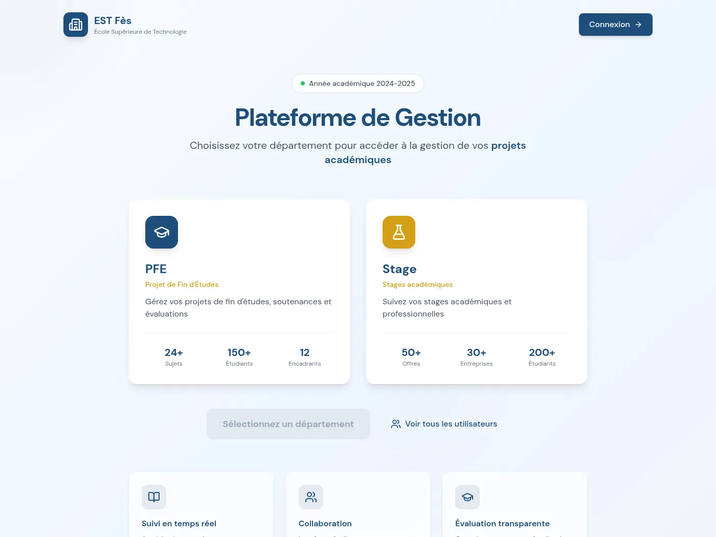 EST Fès PFE Manager