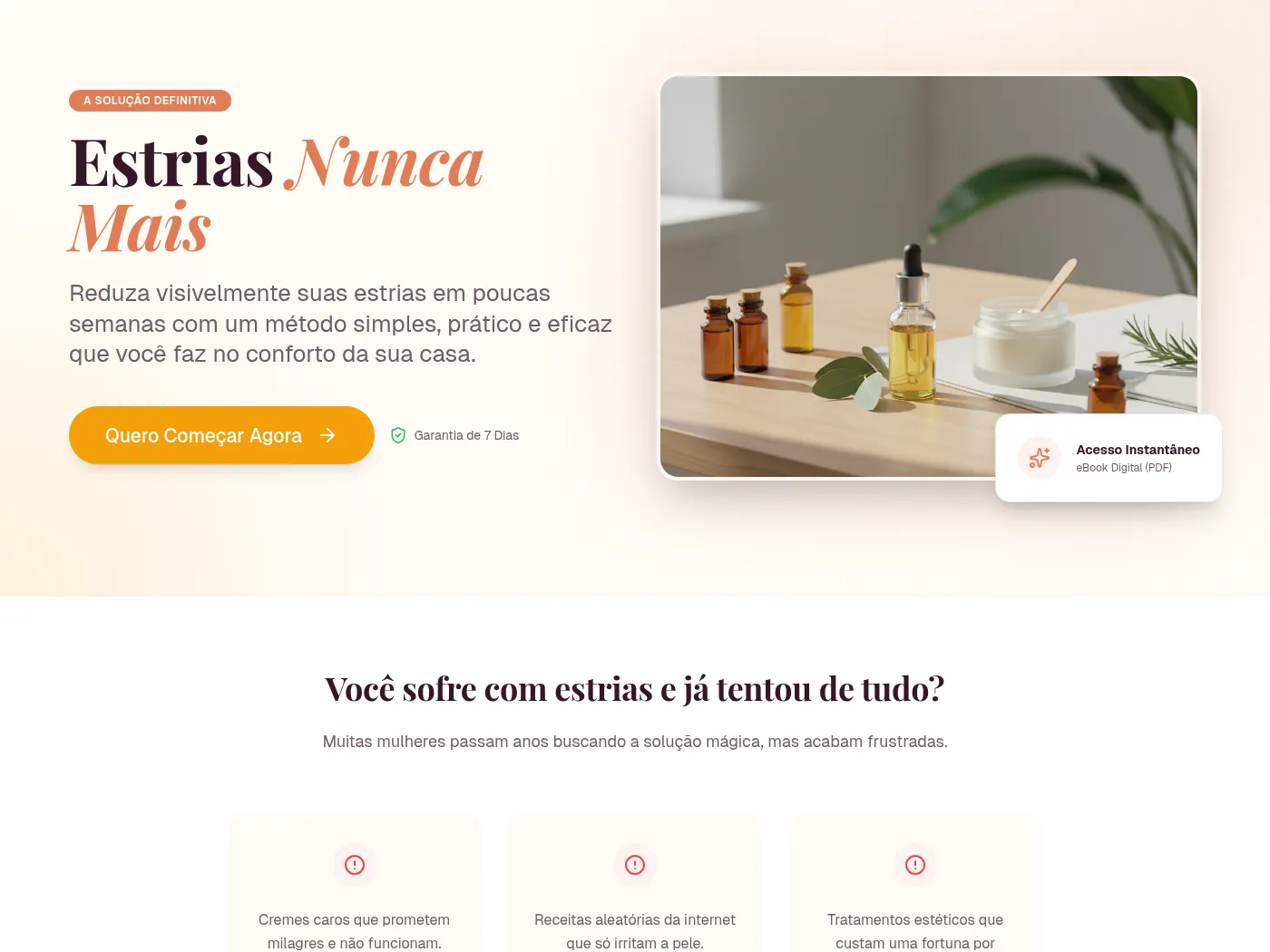 Estrias Nunca Mais Page