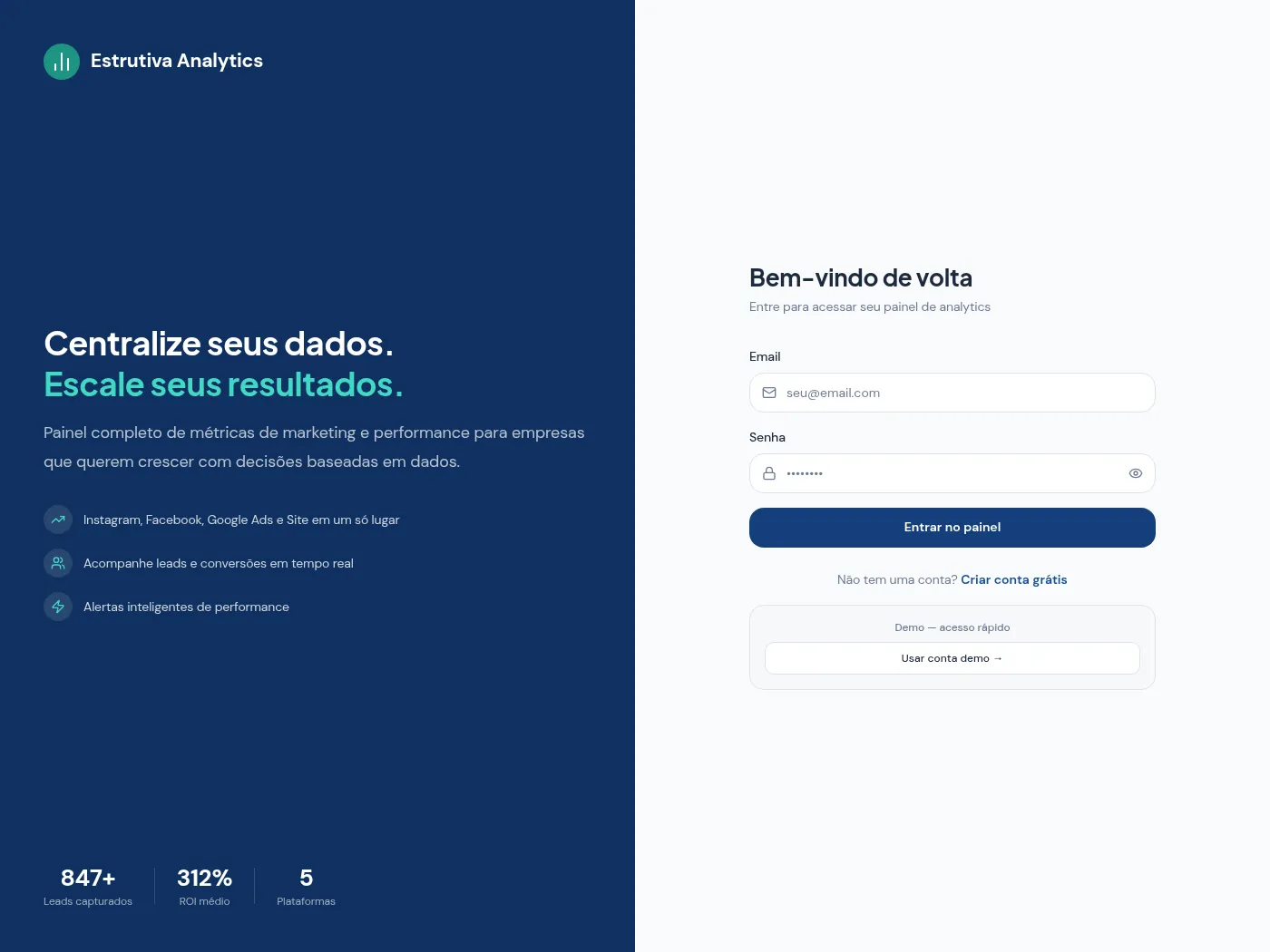 Estrutiva Analytics Suite