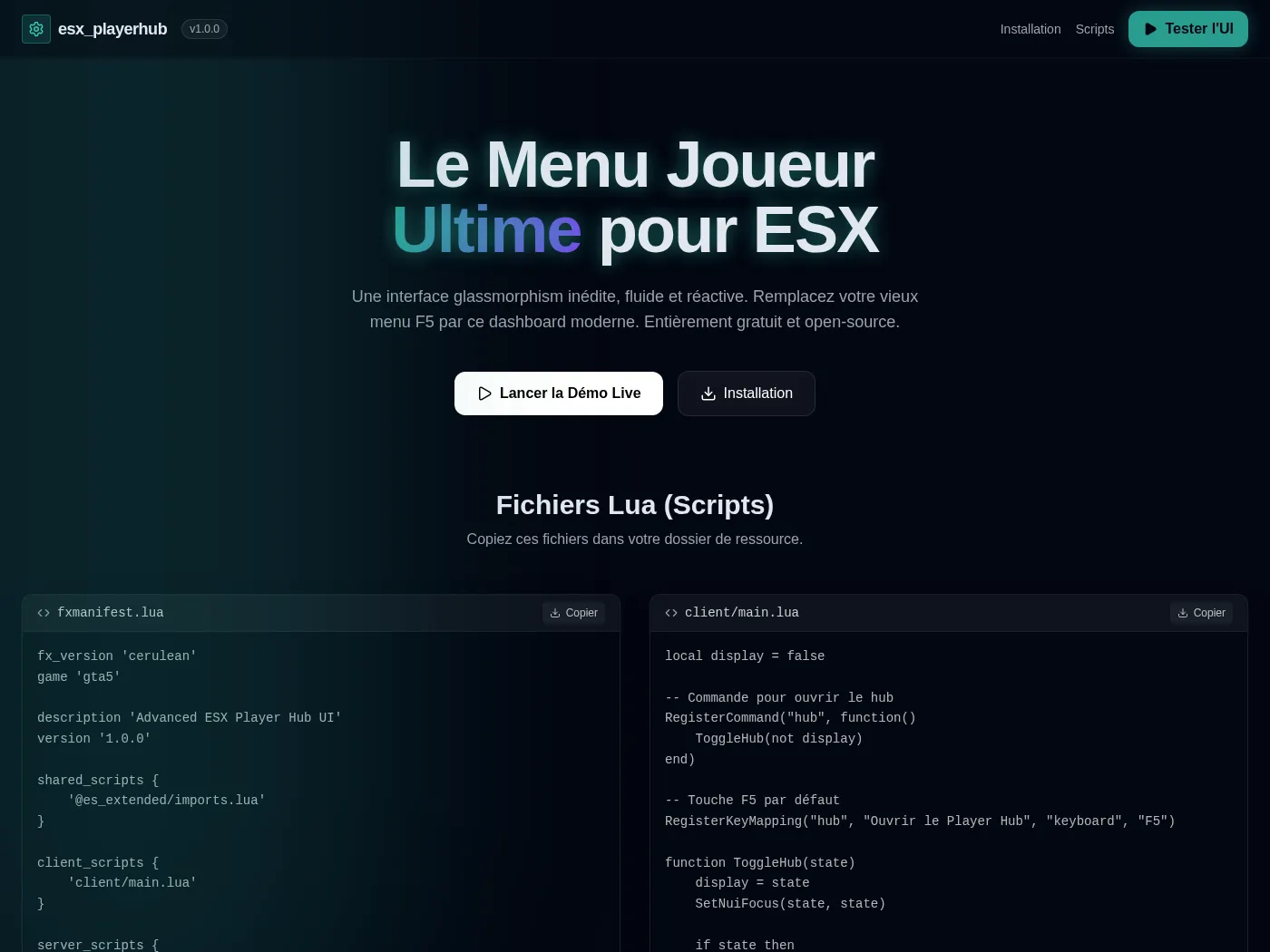ESX Legacy UI Script