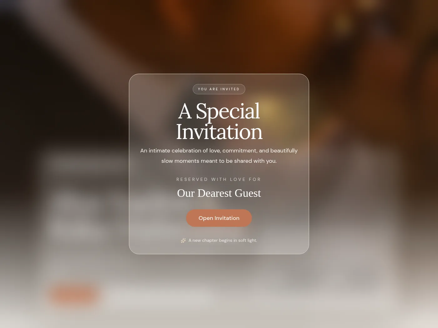EternaWed Invitation