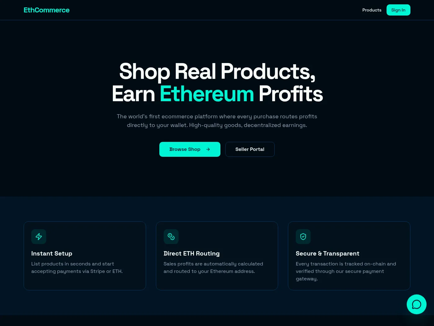 EthCommerce Platform