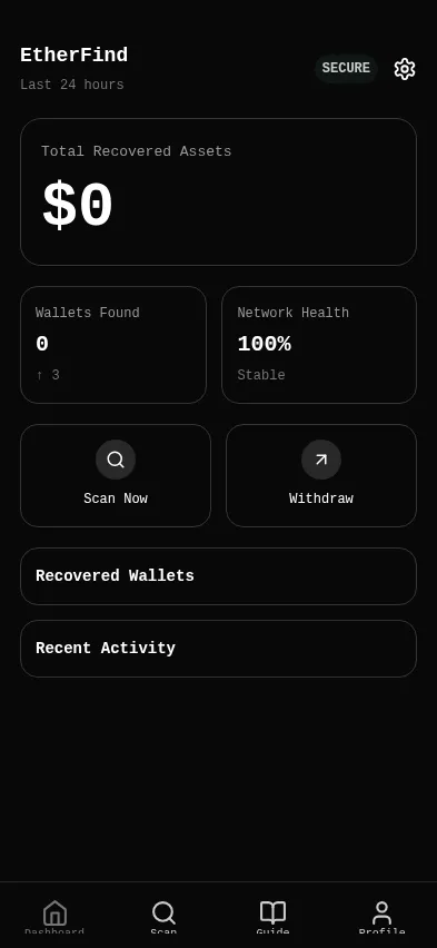 EtherFind Crypto Recovery