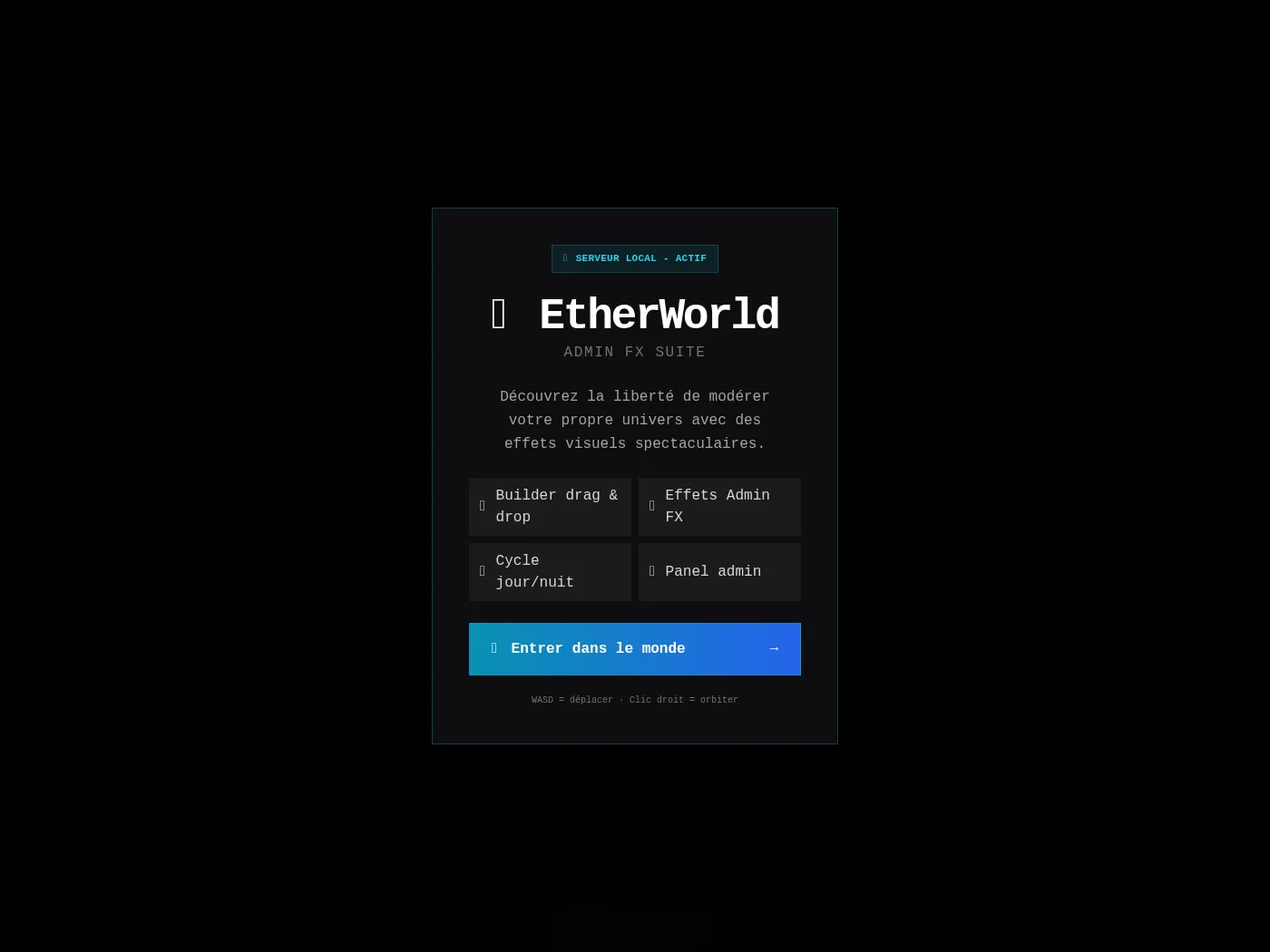 EtherWorld Admin FX Suite