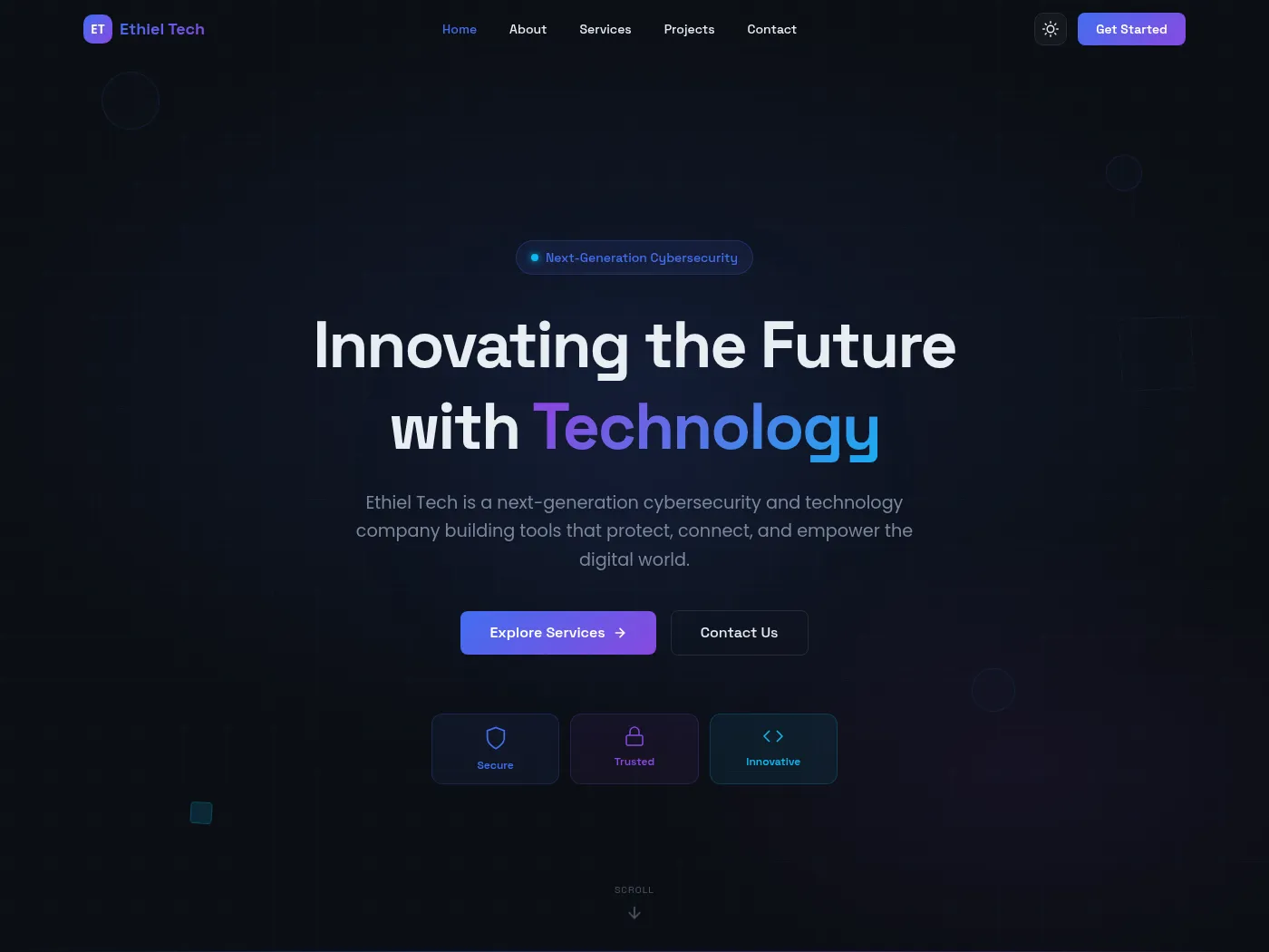 Ethiel Tech Website