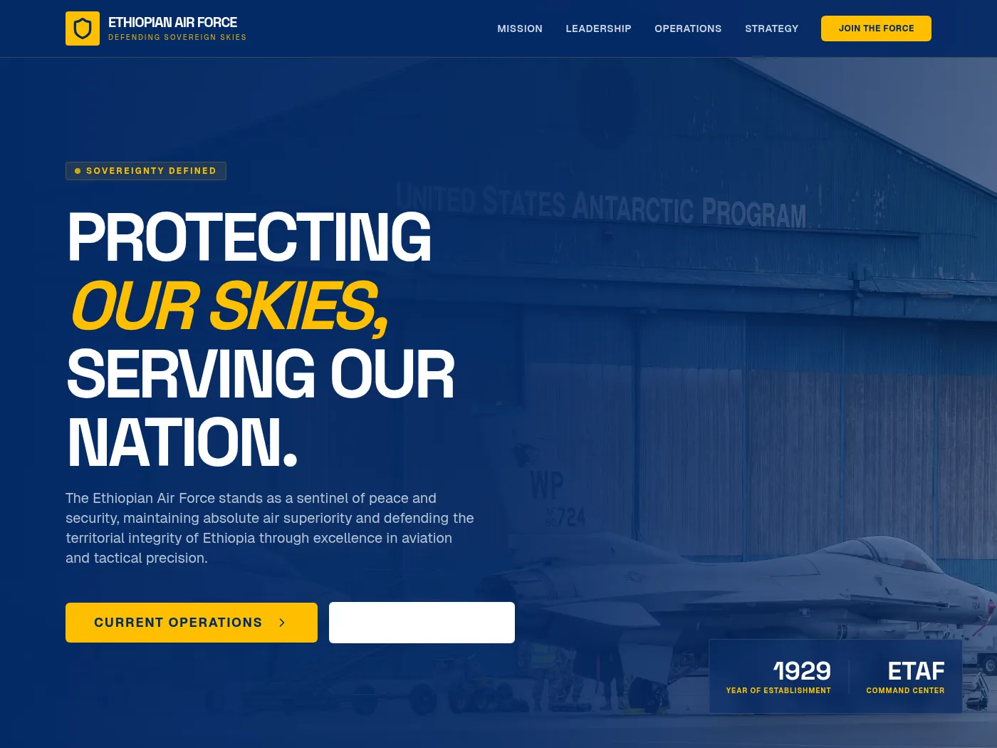 Ethiopian Air Force Portal