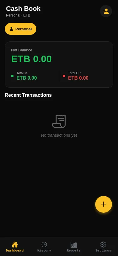 Ethiopian Cash Book App