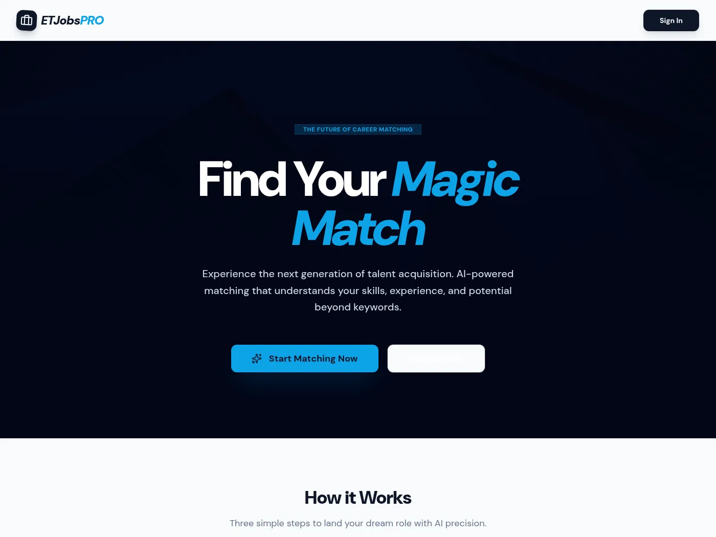 ETJobs Pro Platform