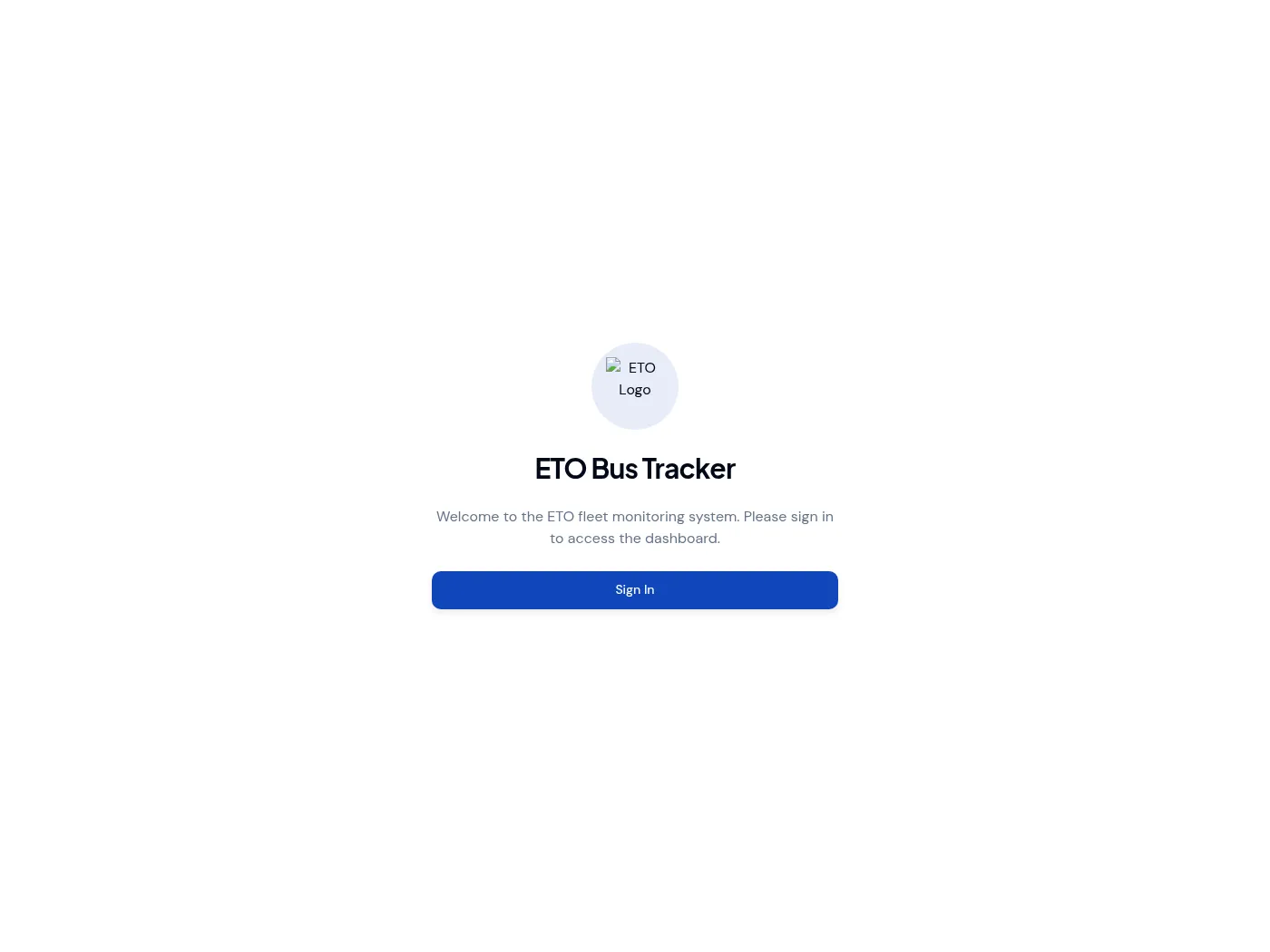 ETO Bus Tracker
