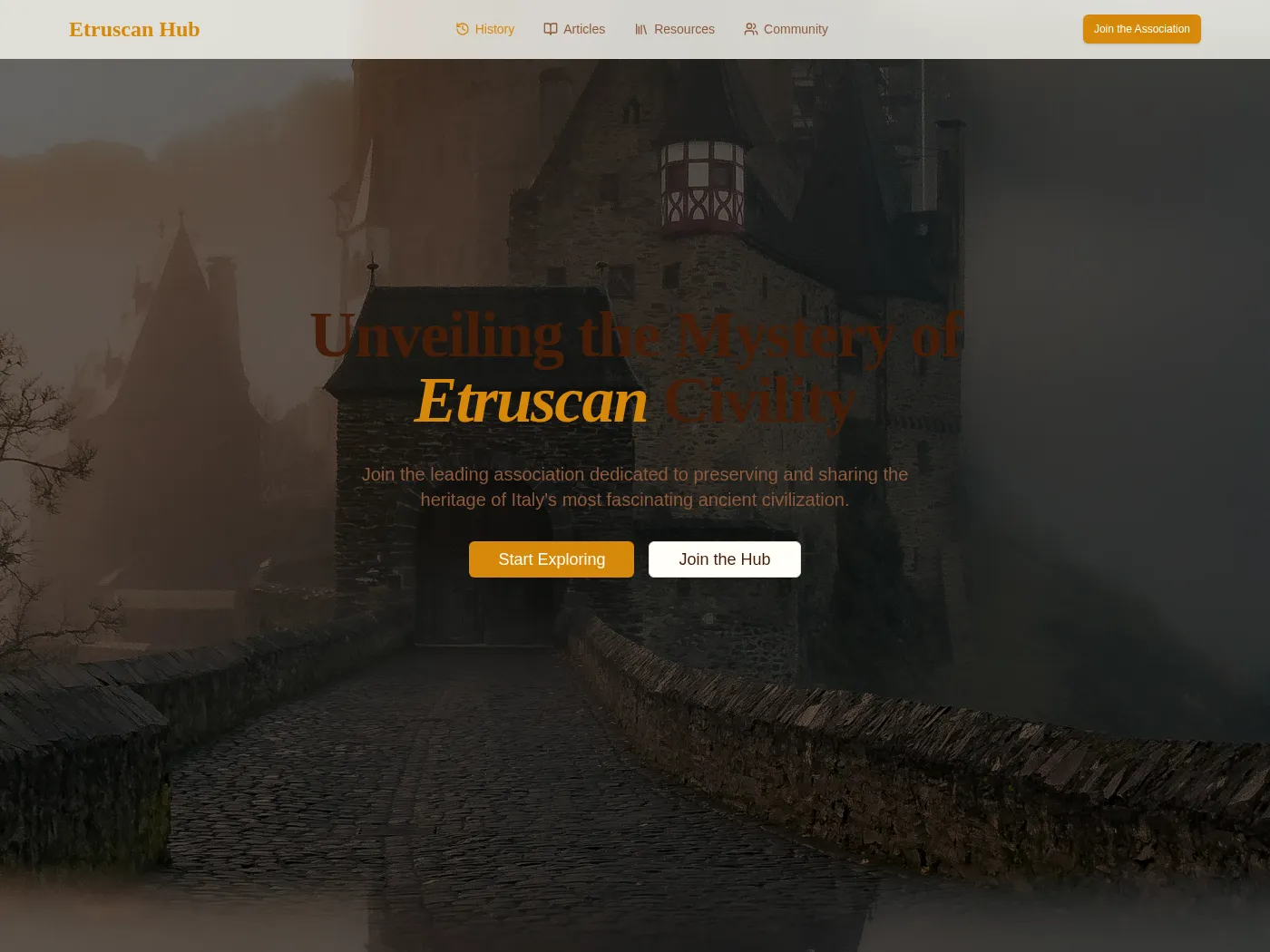 Etruscan Heritage Hub
