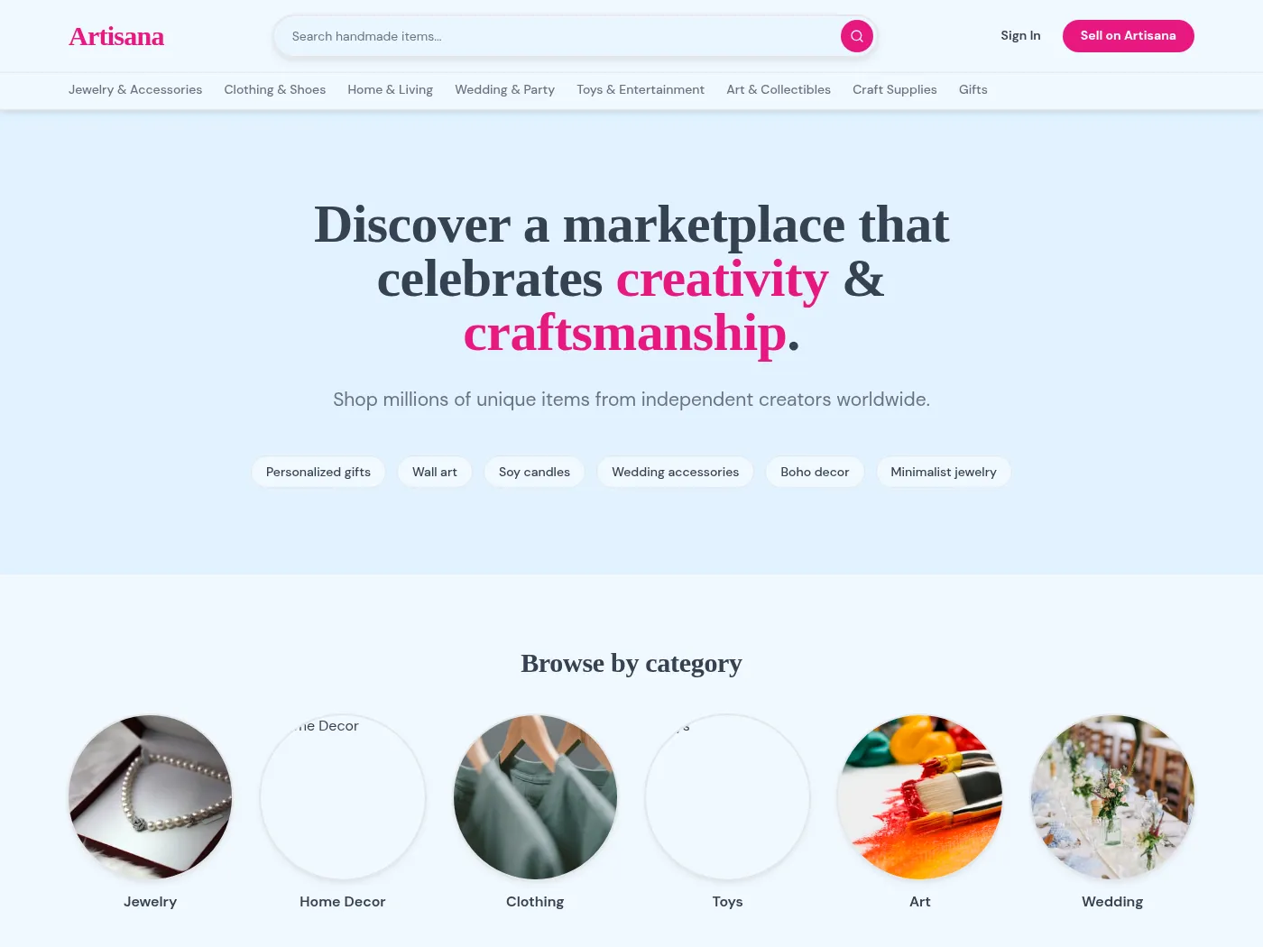 Etsy Clone Platform