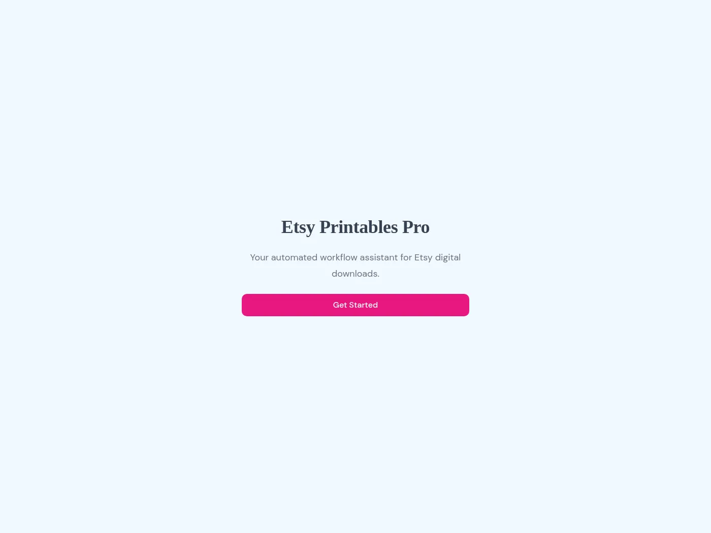 Etsy Printables Pro