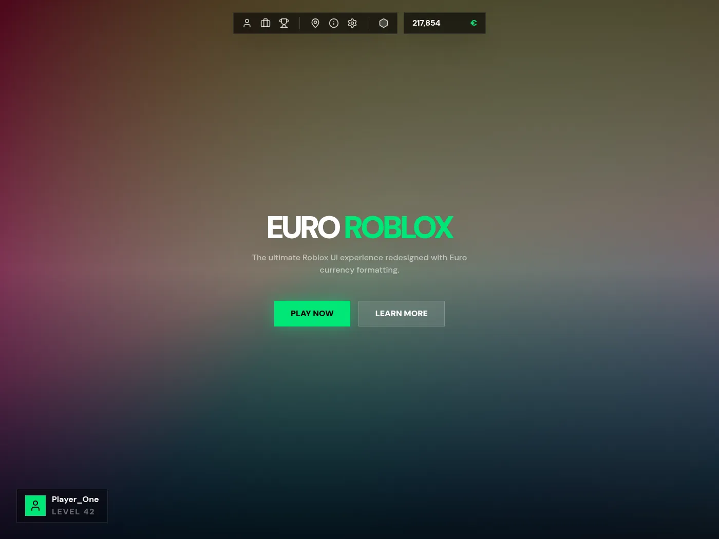 Euro Roblox UI