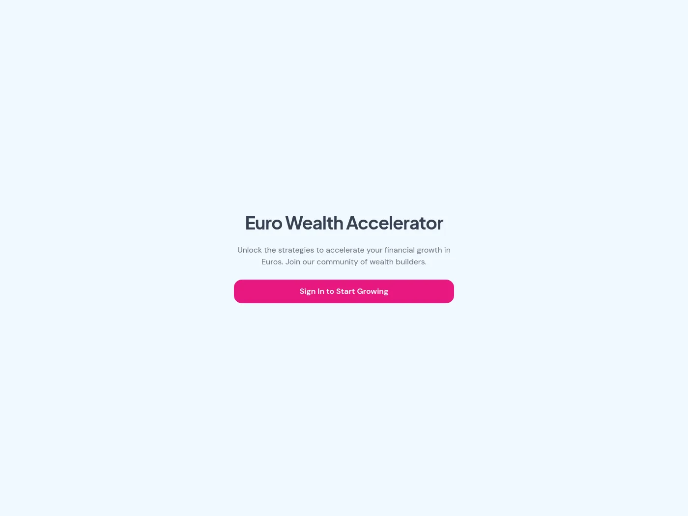 Euro Wealth Accelerator