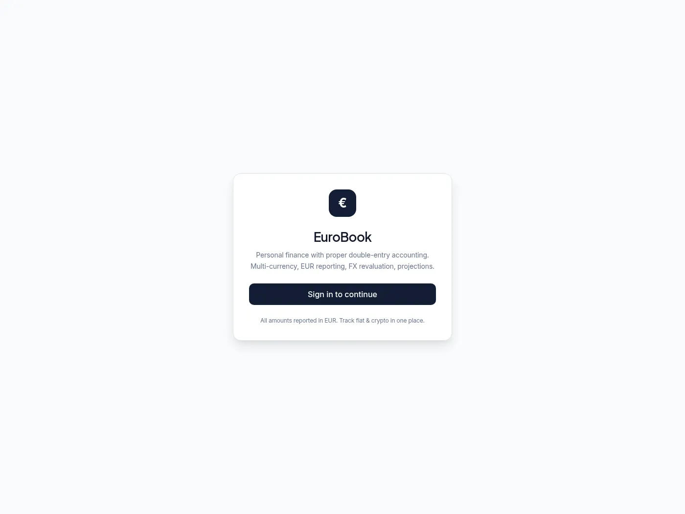 EuroBook Personal Finance