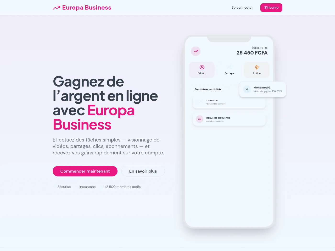 Europa Business Platform