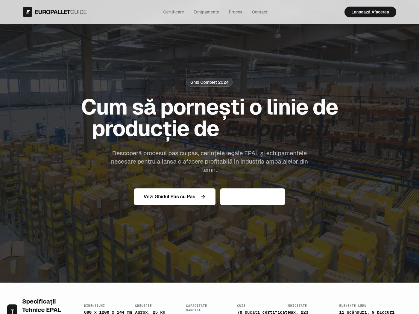Europallet Production Guide
