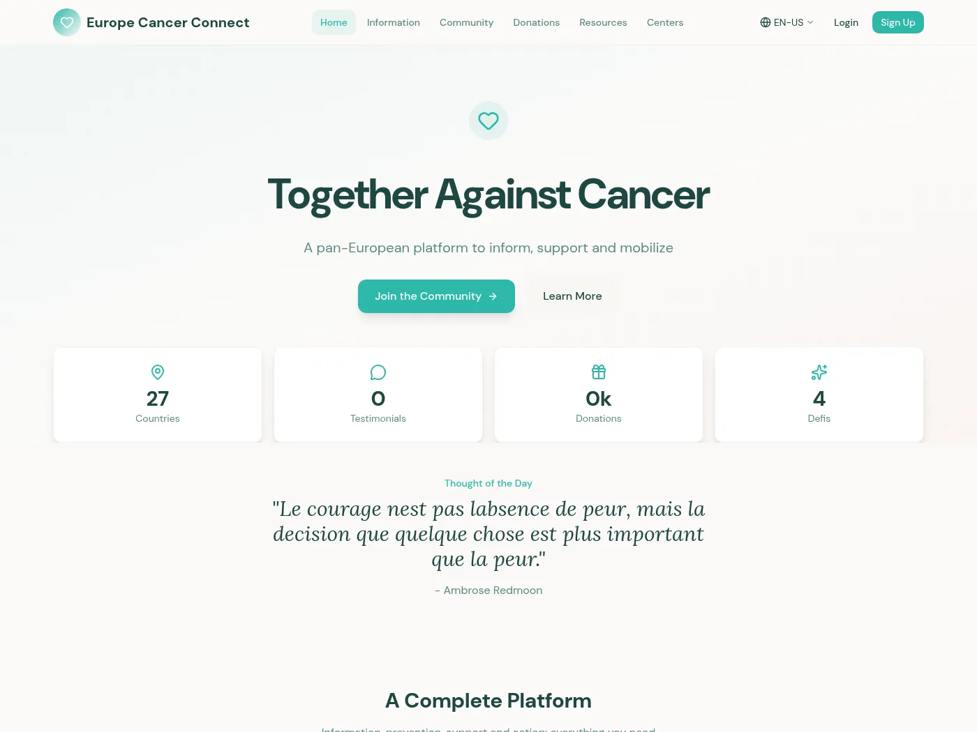 Europe Cancer Connect
