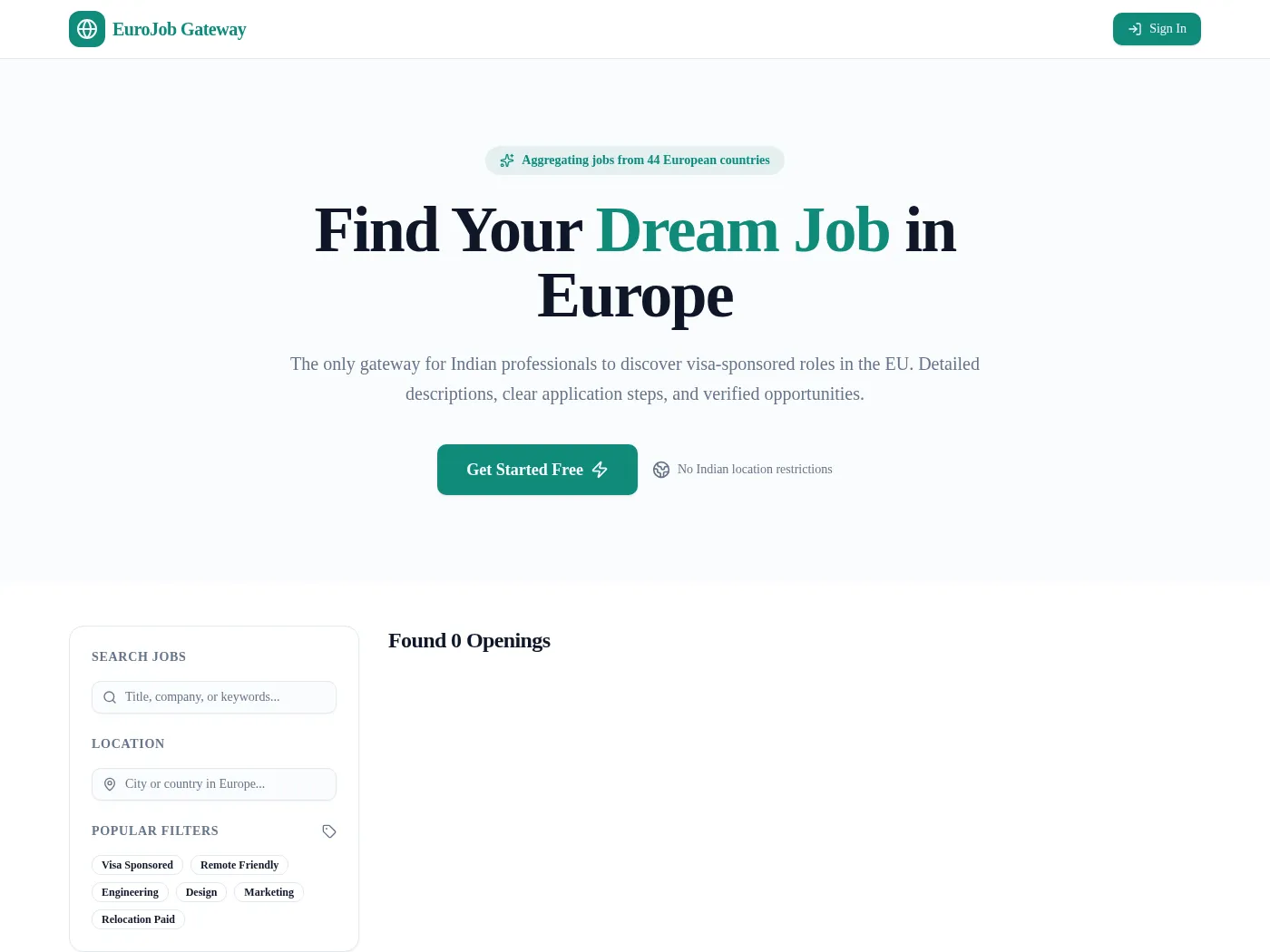 EuroJob Gateway