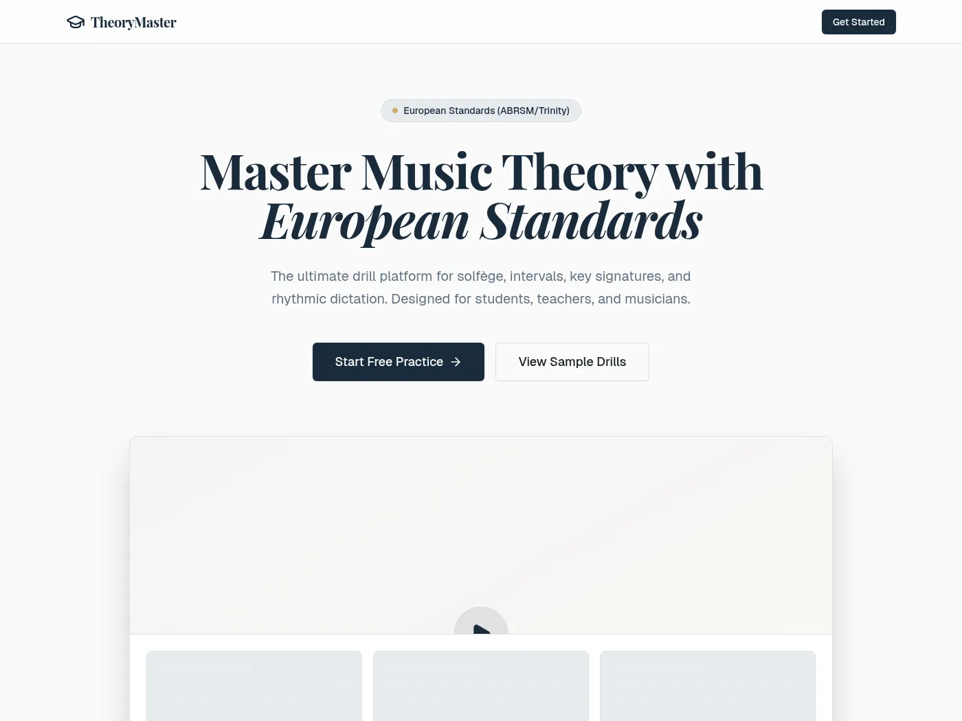 Europe Music Theory Drill