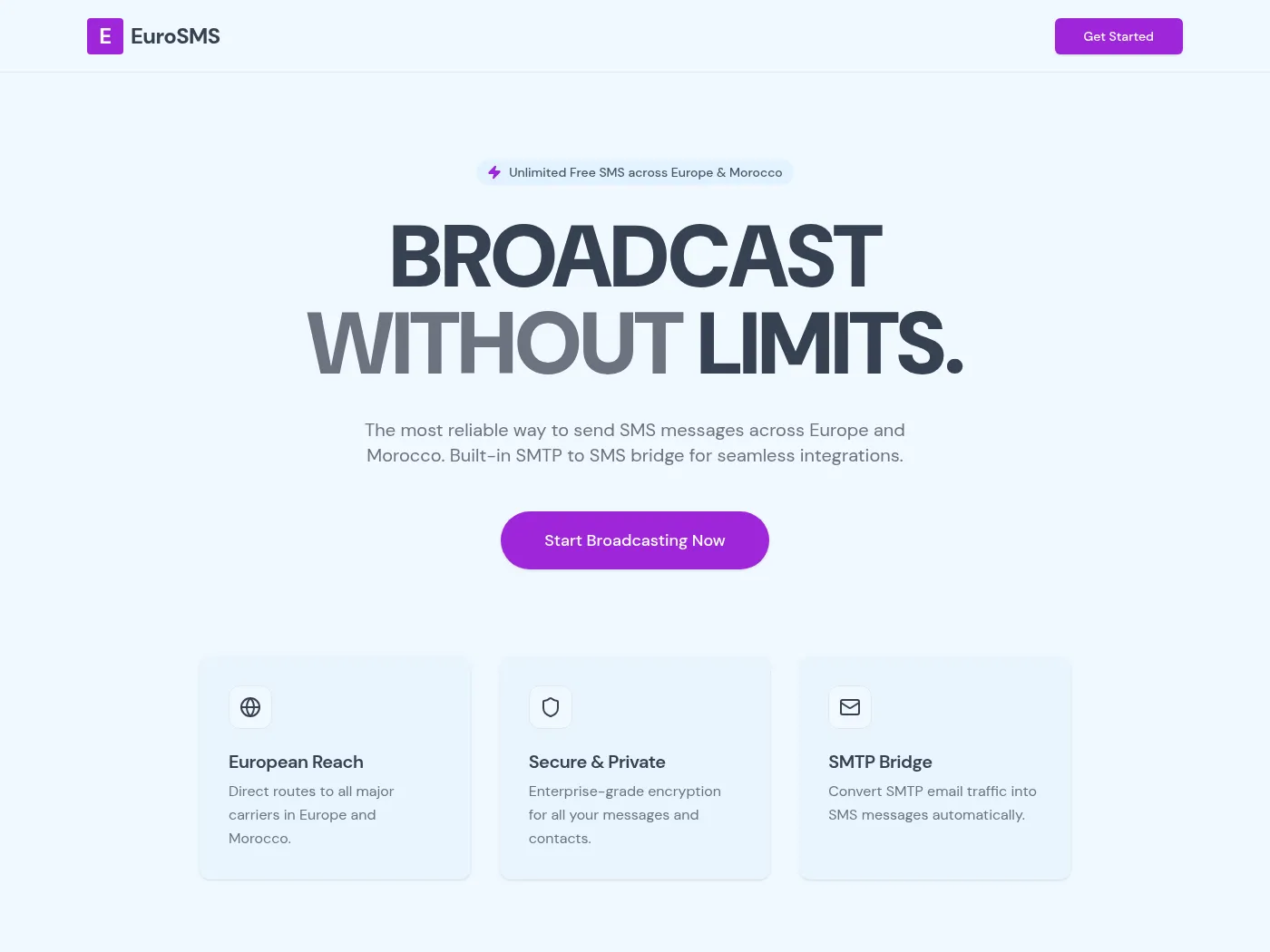 EuroSMS Broadcaster