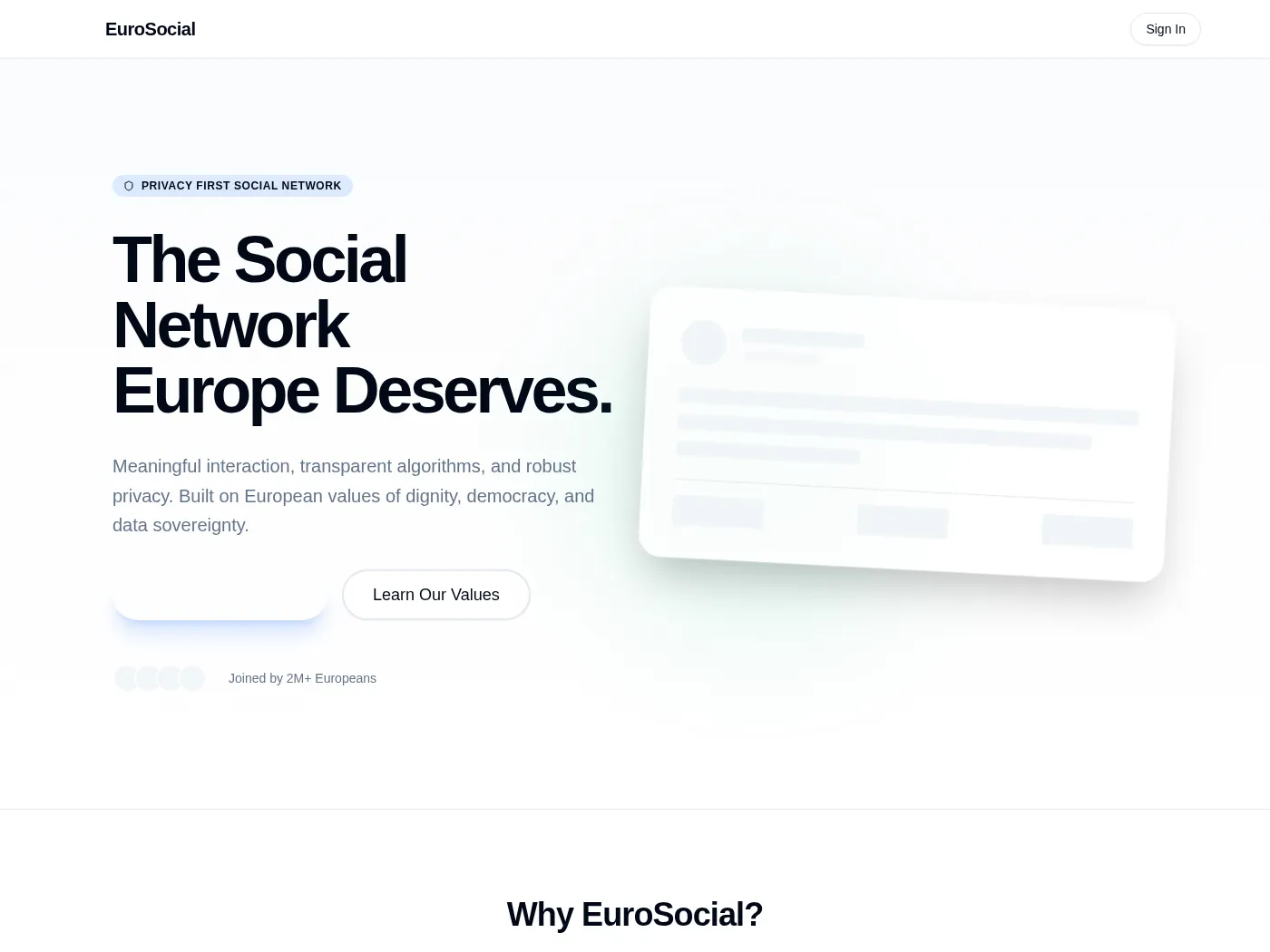 EuroSocial Network