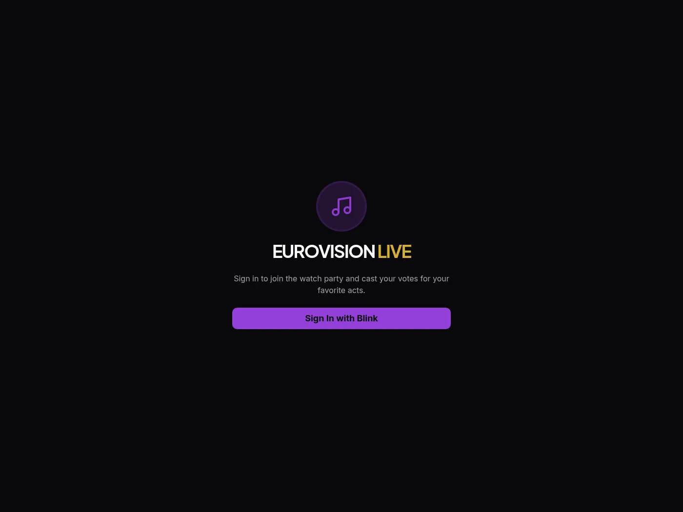 Eurovision Live Scoreboard