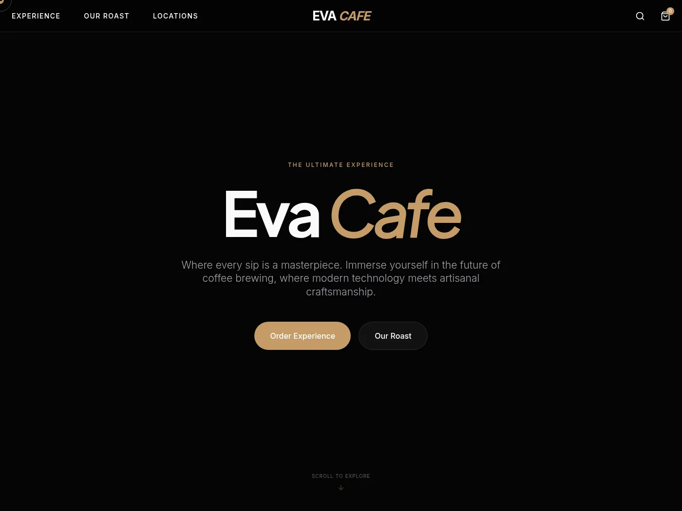 Eva Cafe Web Experience