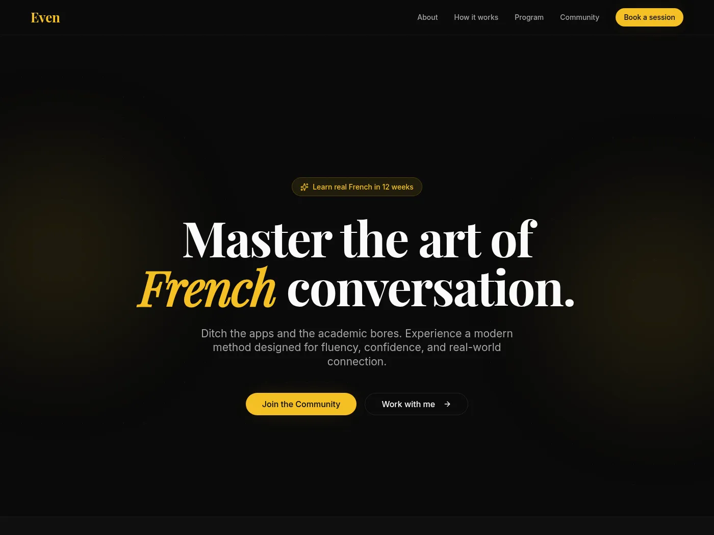 Even French Landing