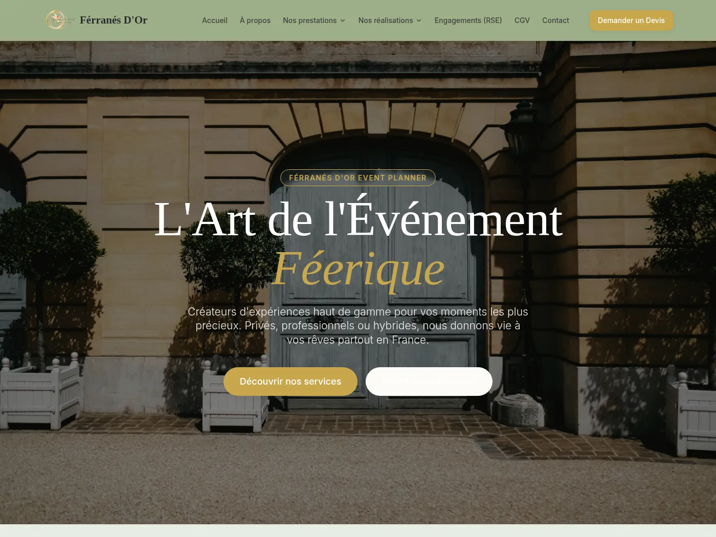 Férranés D'Or Event Site
