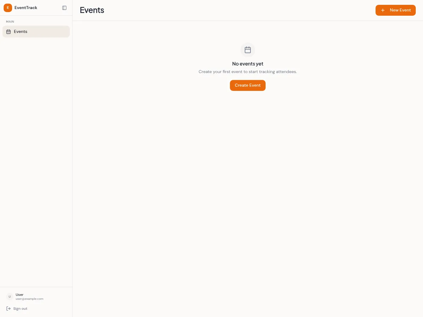 Event Attendee Tracker