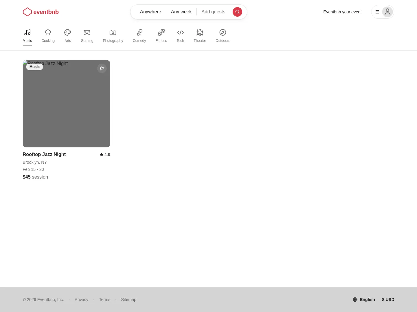 Eventbnb