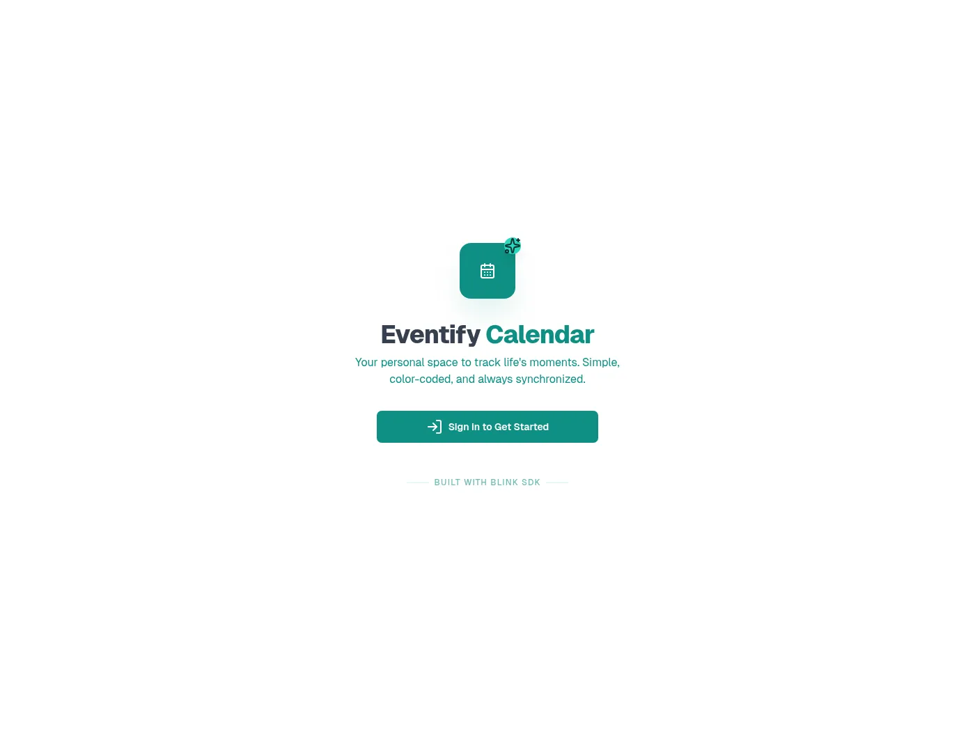 Eventify Calendar Widget