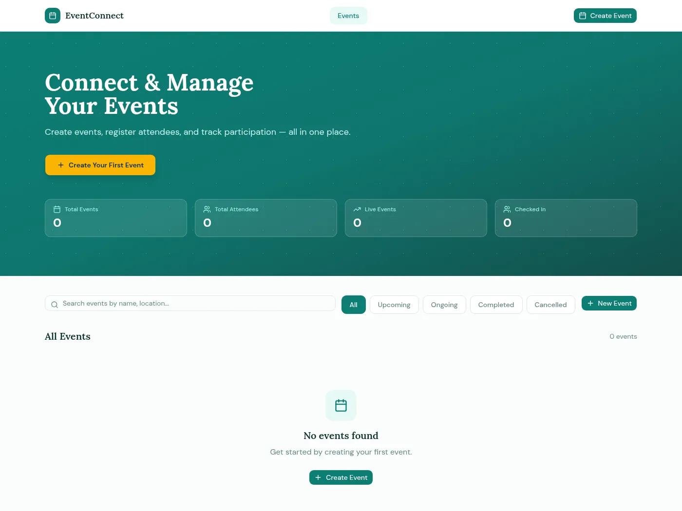 Event Connect Portal