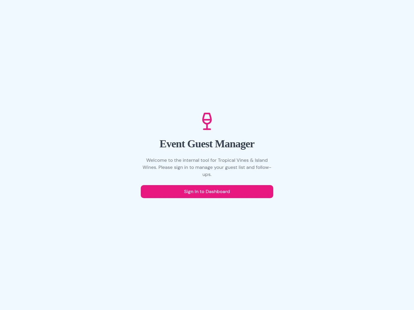 Event Guest Manager